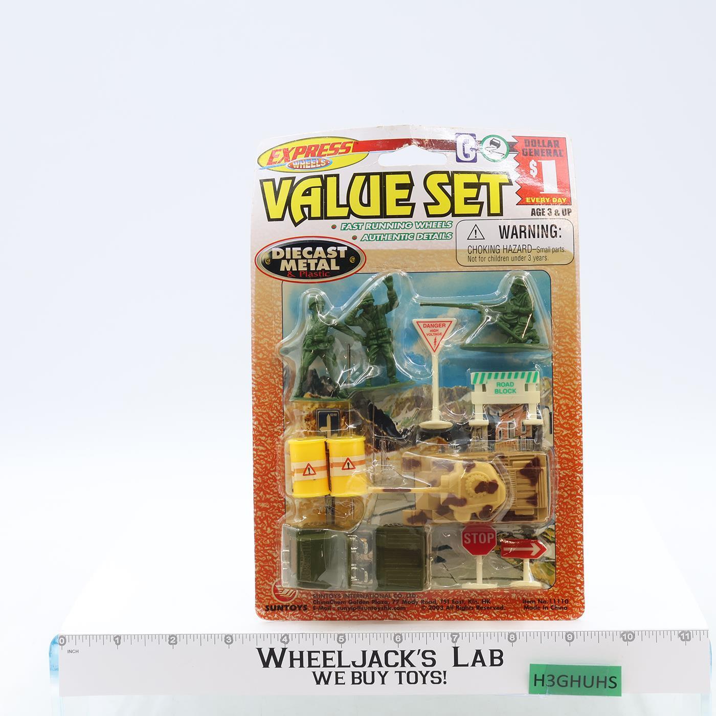 Military Value Set Die-Cast & Plastic Express Wheels 2005 Suntoys NEW ...