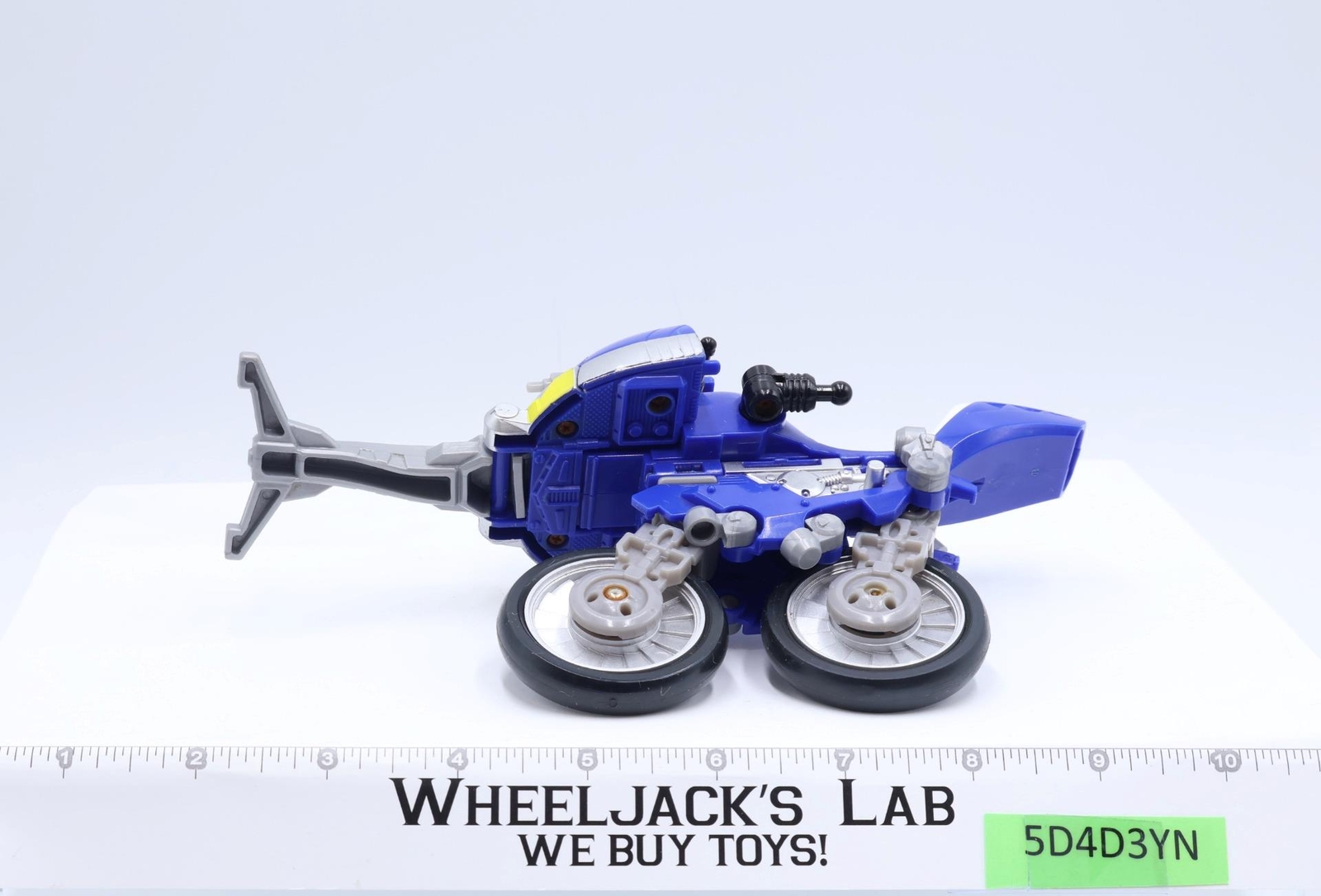 Blue Stinger Transforming Bike Motorcycle Beetleborgs 1996 Bandai ...