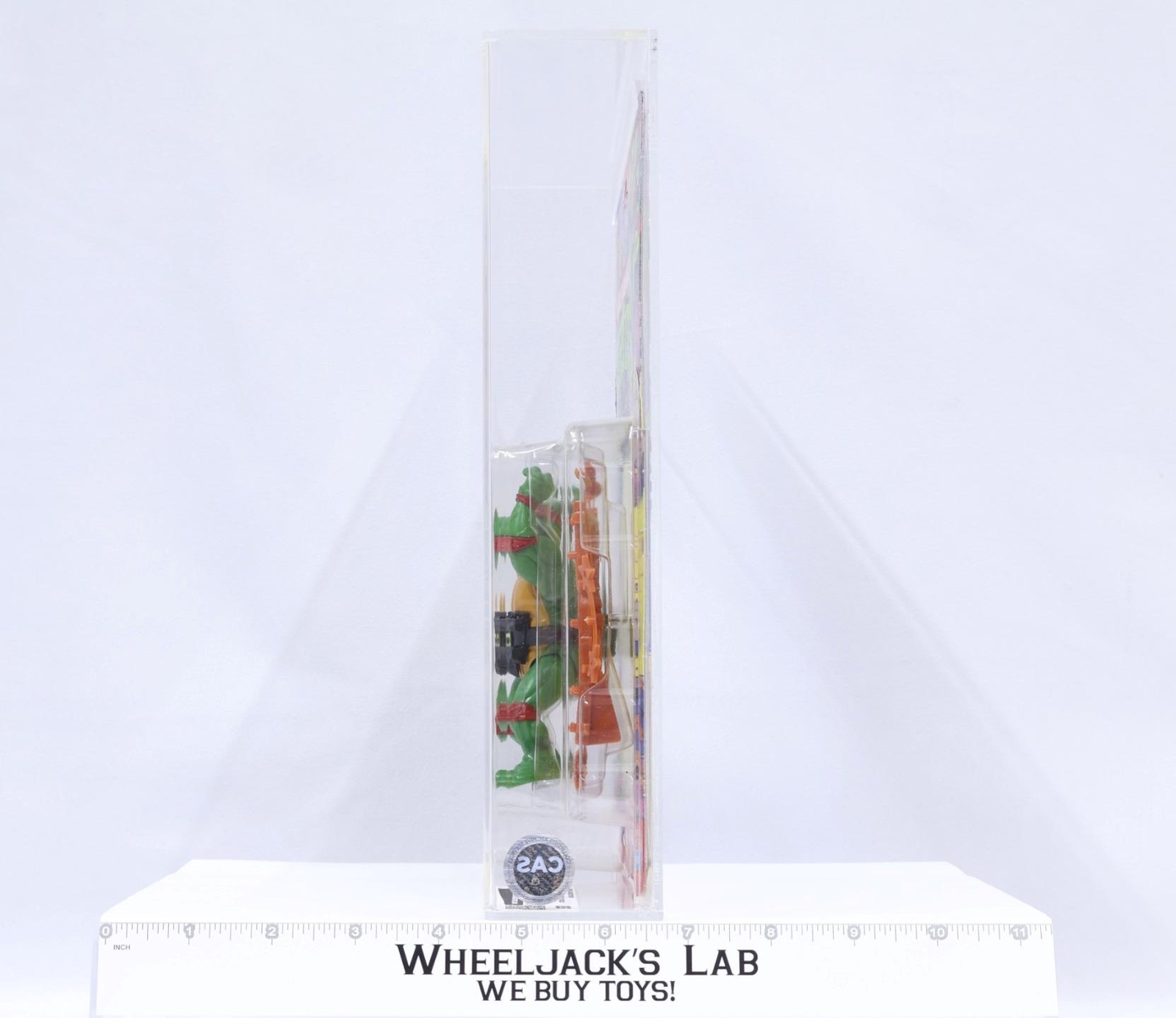 Raphael CAS GRADED 85 85/85/85 10-Back TMNT 1988 Playmates Toys Action ...