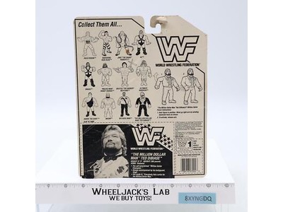 Ted Dibiase Million Dollar Man 100% Complete WWF W/Cardback 1990 Hasbro ...