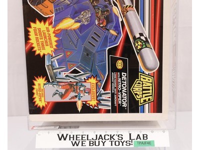Detonator AFA GRADED 80 GI Joe Battle Corps 1993 Hasbro Vehicle NEW ...