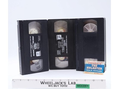 Lot of 3 VHS Tapes The Hulkster Hollywood Hogan Rock n Wrestling ...