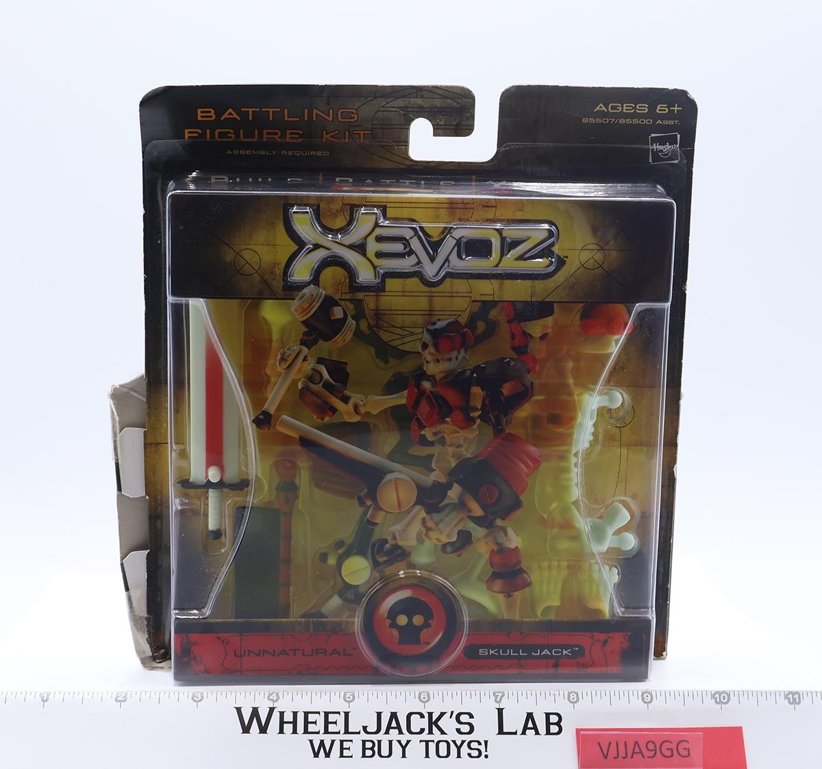 Skull Jack Xevoz Battling Figure Kit 2003 Hasbro Action Figure NEW ...