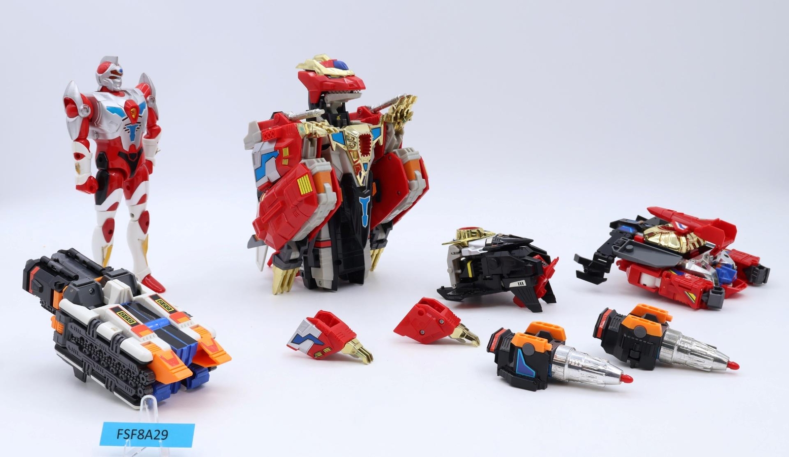 Servo Drago Xenon Superhuman Samurai Syber Squad 1994 Playmates Action ...