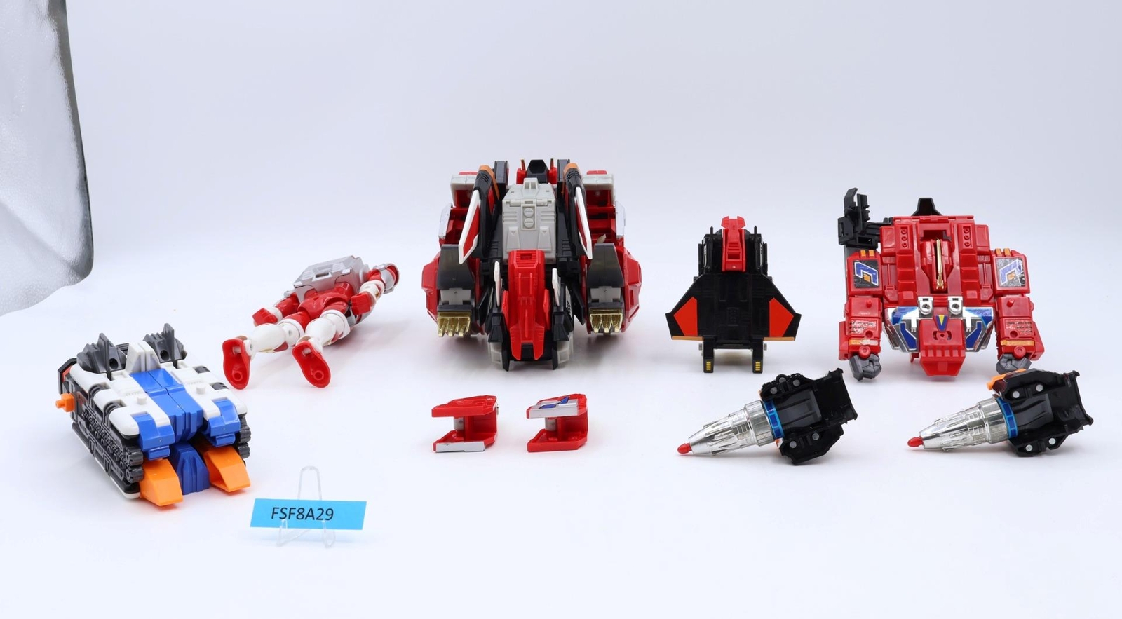 Servo Drago Xenon Superhuman Samurai Syber Squad 1994 Playmates Action ...