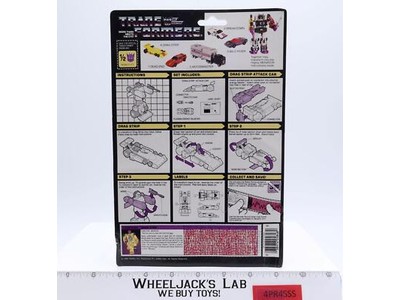 Drag Strip G1 Transformers 1986 Vintage Hasbro Action Figure MOSC NEW ...