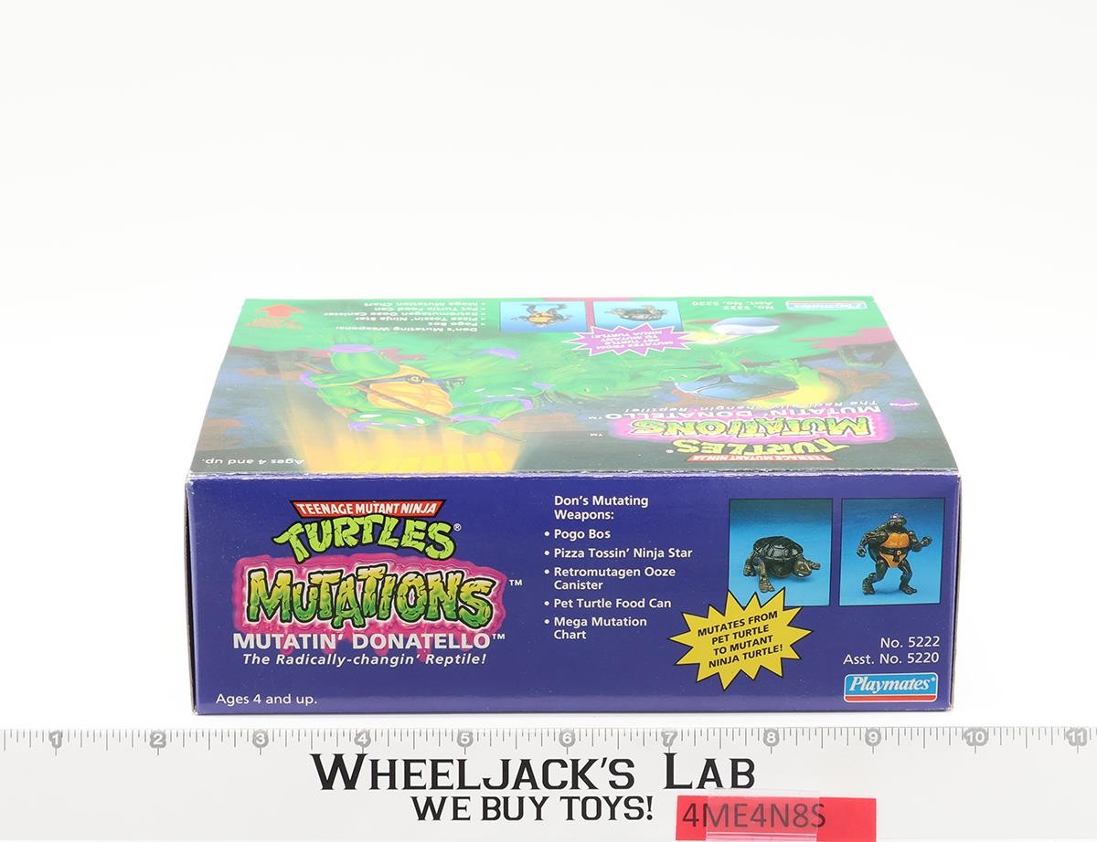 Mutatin' Donatello TMNT Mutations 1992 Playmates Action Figure NEW MISB ...