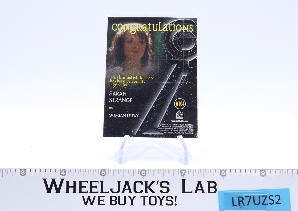 Sarah Strange as Morgan Le Fay SIGNED Stargate SG-1 Trading Card ...