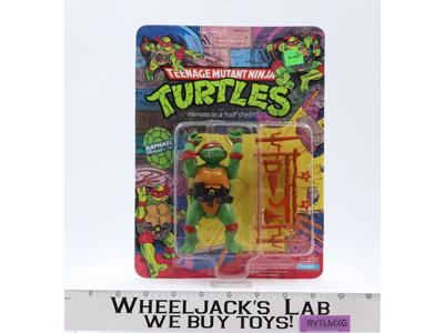 Raphael 10-Back TMNT 1988 Playmates Vintage Action Figure NEW SEALED ...