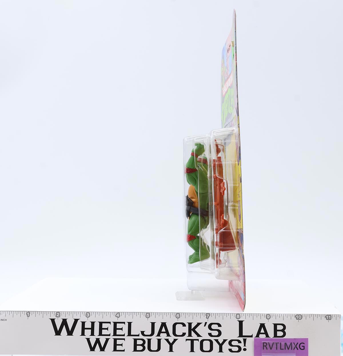 Raphael 10-Back TMNT 1988 Playmates Vintage Action Figure NEW SEALED ...