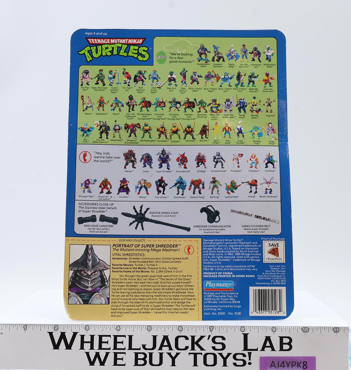 Super Shredder Teenage Mutant Ninja Turtles TMNT 1991 Playmates NEW ...