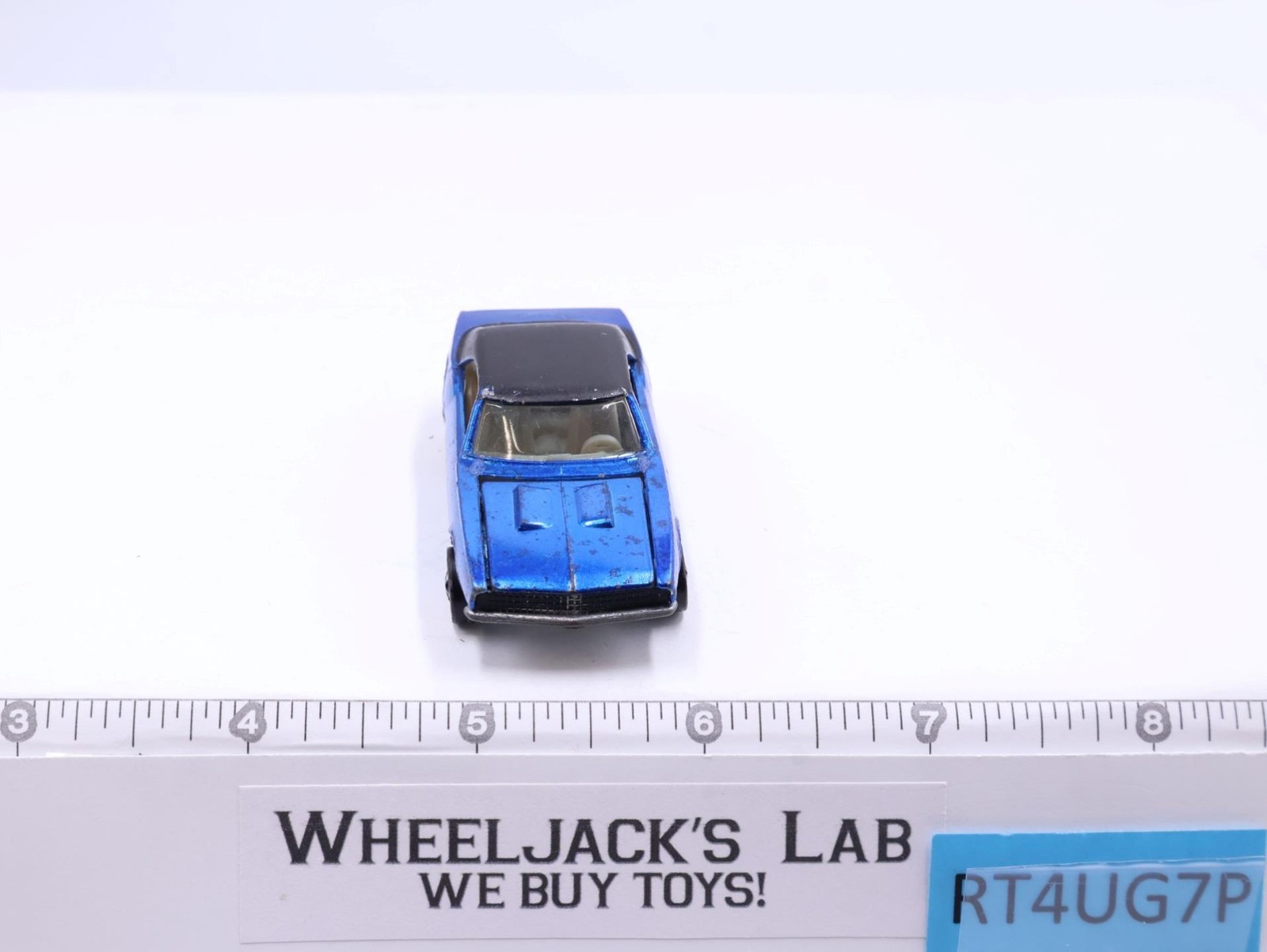 Python Blue w/ White Interior 1967 1968 Hot Wheels Mattel Vintage ...