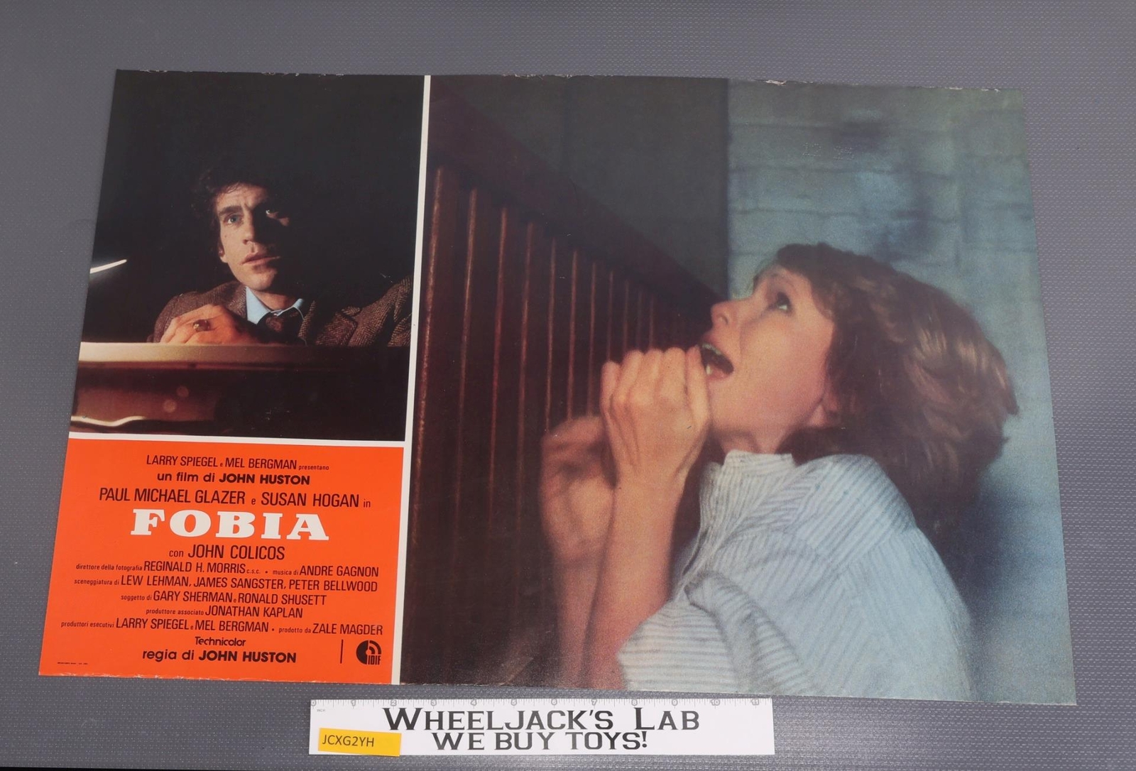 Phobia #2 Movie Poster 18" X 26" 1980 Original Fobia Foreign Paul ...