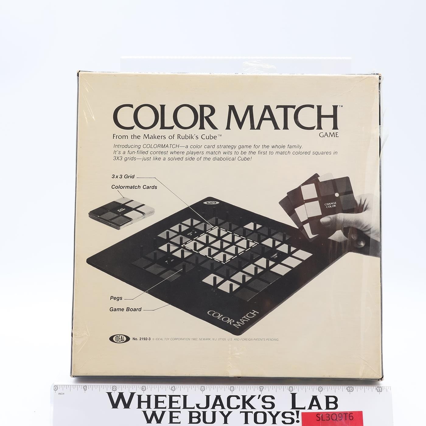 Rubik's Cube Color Match Card Game 1982 Ideal Vintage NEW SEALED ...