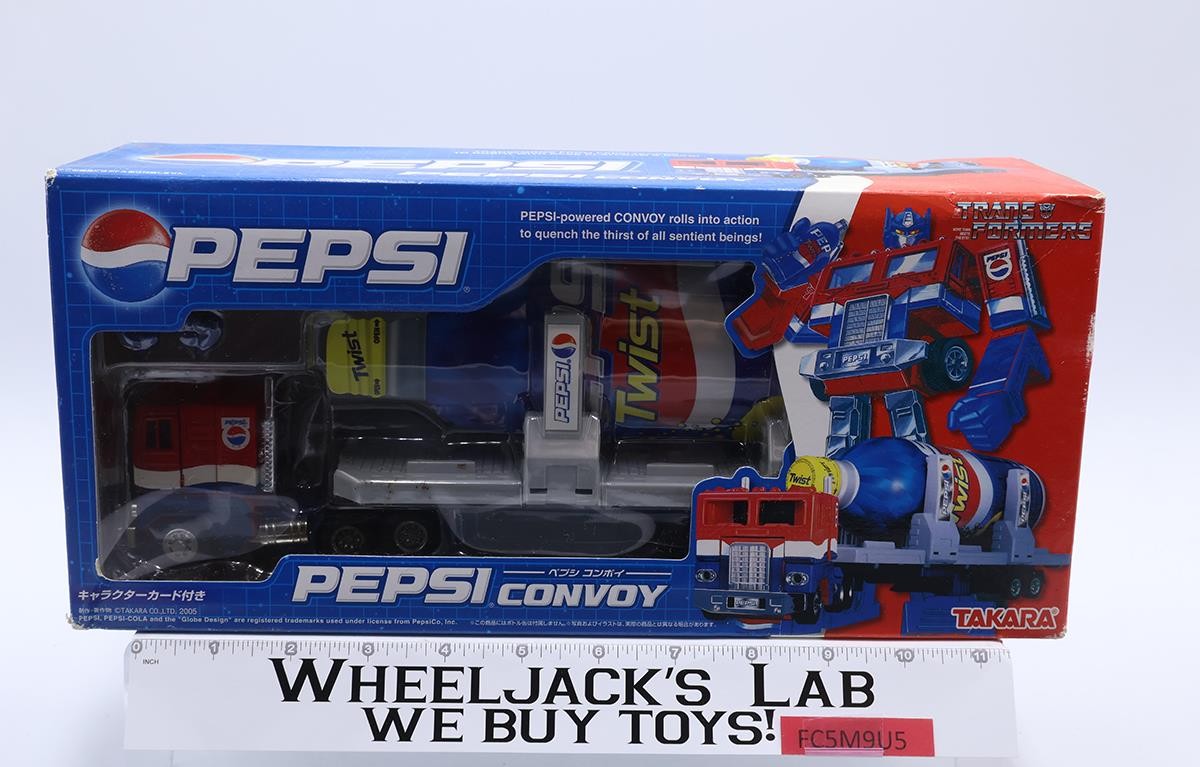 Pepsi Optimus Prime Transformers Robots in Disguise 2005 Takara NEW ...