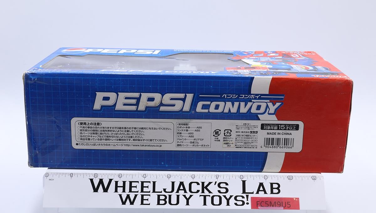 Pepsi Optimus Prime Transformers Robots in Disguise 2005 Takara NEW ...